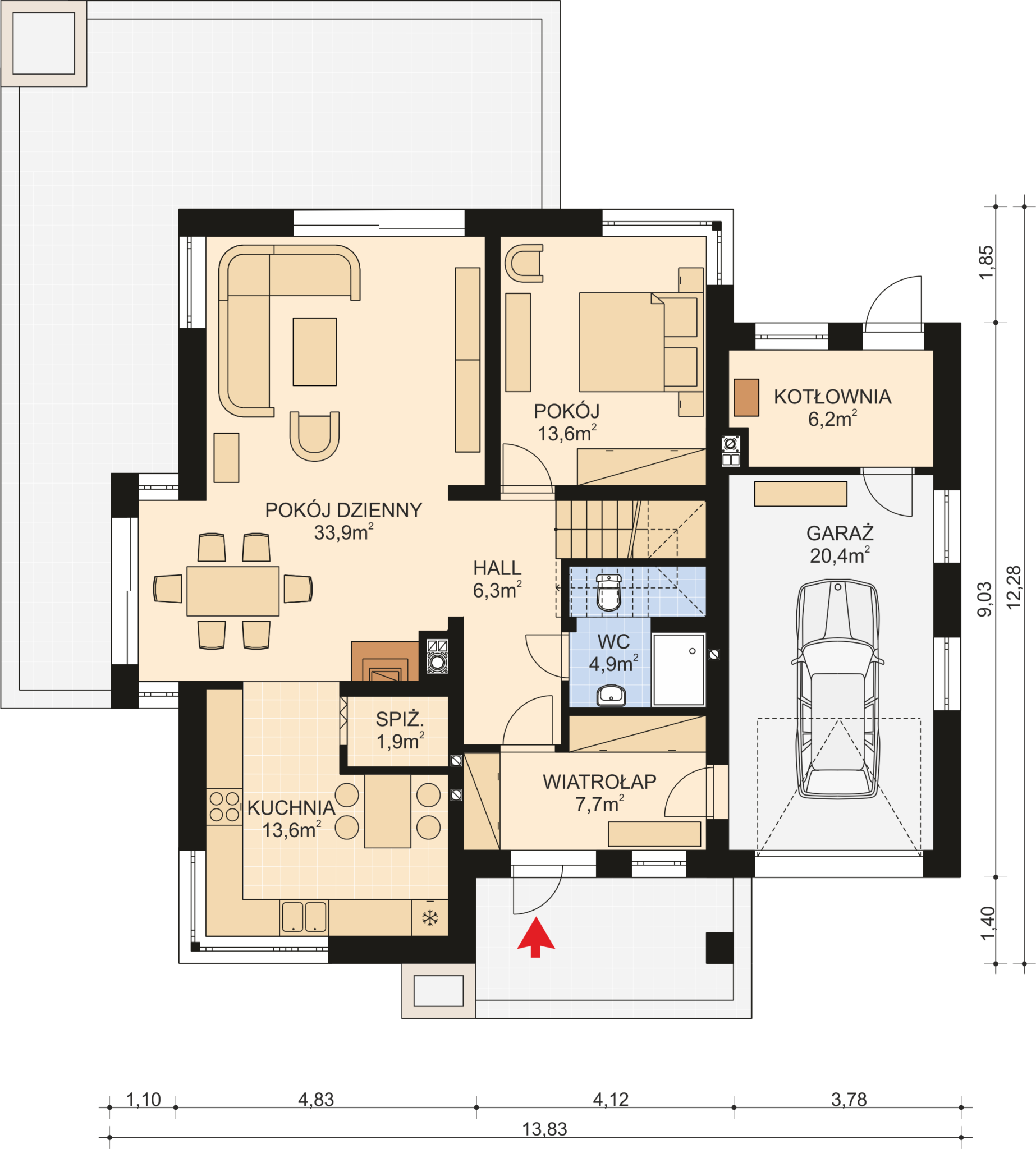 APS 320 | ARCHI-PROJEKT | gotowe projekty domów jednorodzinnych ...