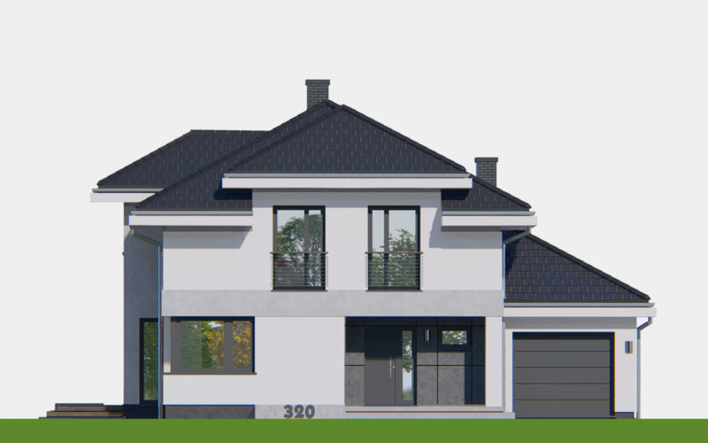 APS 320 | ARCHI-PROJEKT | gotowe projekty domów jednorodzinnych ...