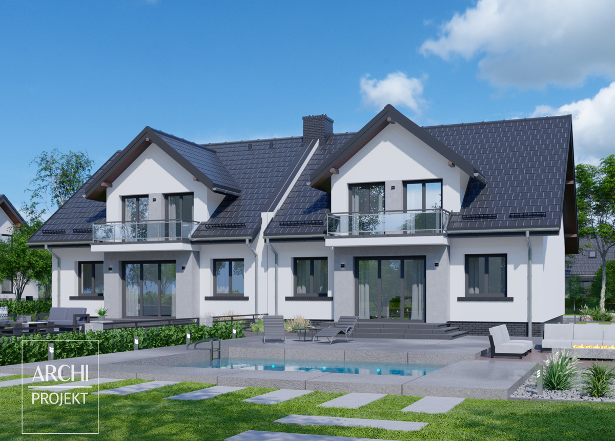 APS 185 NEW | ARCHI-PROJEKT | gotowe projekty domów jednorodzinnych ...